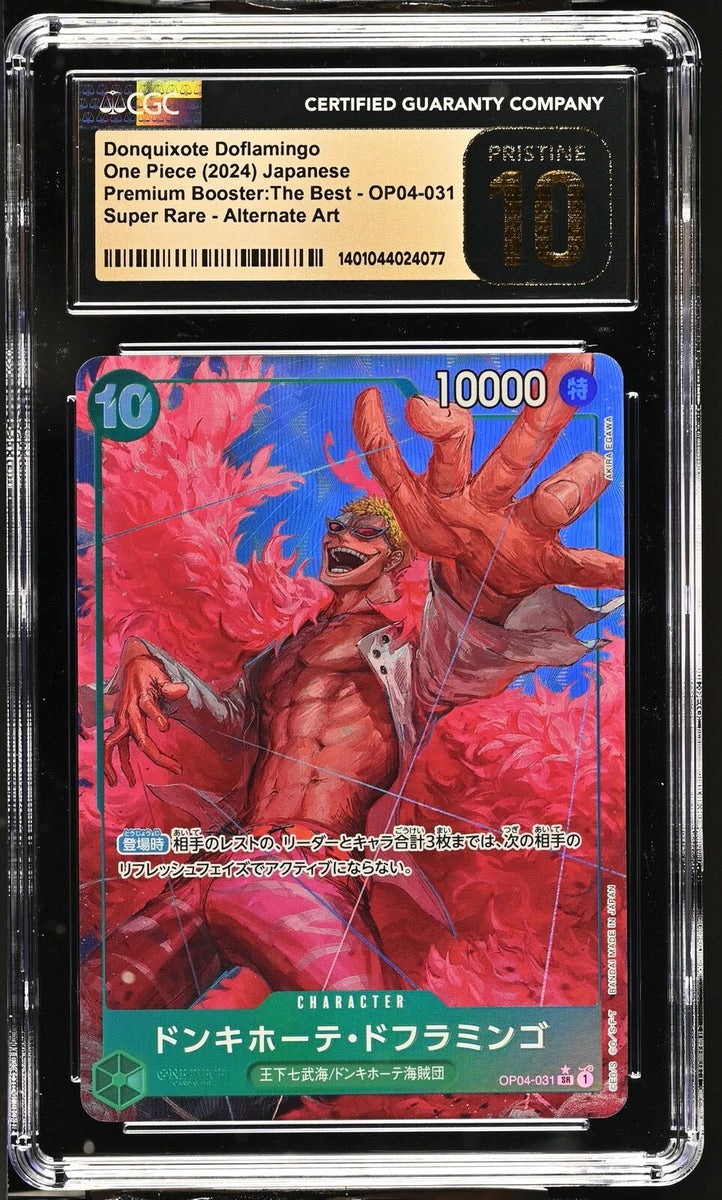 CGC 10 PRISTINE Japanese One Piece 2024 Donquixote Doflamingo OP04-031 ...